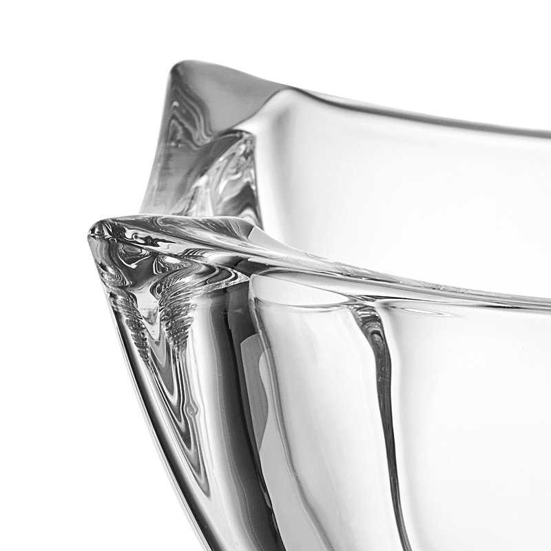 Mikasa Baron 8 in. Square Glass Decorative Bowl | Wayfair